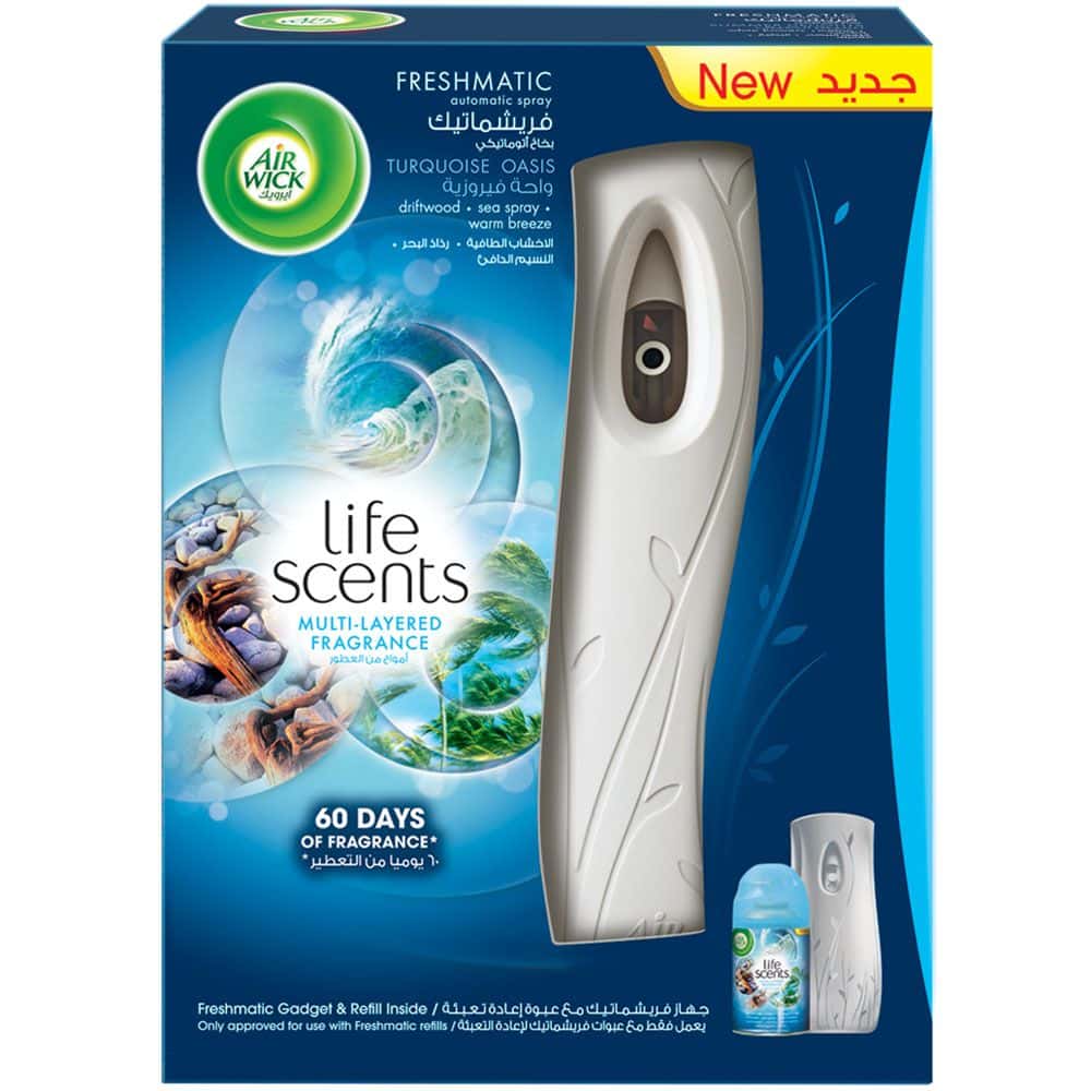 Life Scents™ Turquoise Oasis Freshmatic® Starter Kit| Air Wick®
